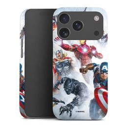 DeinDesign iPhone 17 Pro Handy Premium Case Smartphone Handyh&uuml;lle Schutzh&uuml;lle gl&auml;nzend Marvel Avengers Official Licensed Product Premium Case