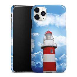 DeinDesign iPhone 11 Pro Max Handy Premium Case Smartphone Handyh&uuml;lle Schutzh&uuml;lle gl&auml;nzend Sky Lighthouse Cloud Premium Case