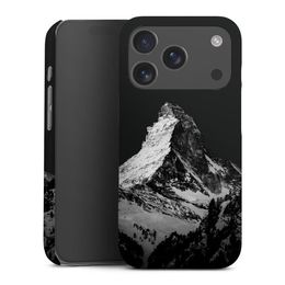 DeinDesign iPhone 17 Pro Handy Premium Case Smartphone Handyh&uuml;lle Schutzh&uuml;lle matt Mountain Snow Mountain Top Premium Case
