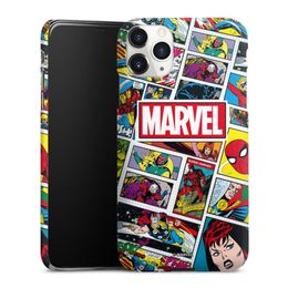 DeinDesign iPhone 11 Pro Max Handy Premium Case Smartphone Handyh&uuml;lle Schutzh&uuml;lle gl&auml;nzend Muster Comic Marvel Premium Case