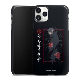 DeinDesign iPhone 11 Pro Max Handy Premium Case Smartphone Handyh&uuml;lle Schutzh&uuml;lle gl&auml;nzend Itachi Uchiha Official Licensed Product Naruto Shippuden Premium Case