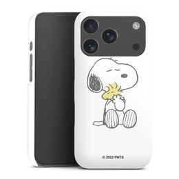 DeinDesign iPhone 17 Pro Handy Premium Case Smartphone Handyh&uuml;lle Schutzh&uuml;lle gl&auml;nzend Snoopy Love Peanuts Premium Case