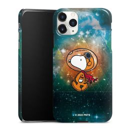 DeinDesign iPhone 11 Pro Max Handy Premium Case Smartphone Handyh&uuml;lle Schutzh&uuml;lle gl&auml;nzend Official Licensed Product Astronaut Snoopy Premium Case