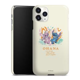 DeinDesign iPhone 11 Pro Max Handy Premium Case Smartphone Handyh&uuml;lle Schutzh&uuml;lle gl&auml;nzend Lilo & Stitch Official Licensed Product Disney Premium Case