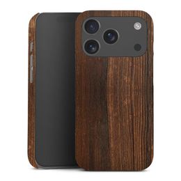 DeinDesign iPhone 17 Pro Handy Premium Case Smartphone Handyh&uuml;lle Schutzh&uuml;lle matt Wood Nut Tree Wooden Look Premium Case