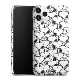 DeinDesign iPhone 11 Pro Max Handy Premium Case Smartphone Handyh&uuml;lle Schutzh&uuml;lle gl&auml;nzend Muster Snoopy Peanuts Premium Case