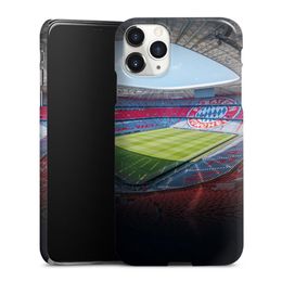 DeinDesign iPhone 11 Pro Max Handy Premium Case Smartphone Handyh&uuml;lle Schutzh&uuml;lle gl&auml;nzend Fc Bayern M&uuml;nchen Stadium Fcb Premium Case