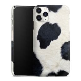 DeinDesign iPhone 11 Pro Max Handy Premium Case Smartphone Handyh&uuml;lle Schutzh&uuml;lle gl&auml;nzend Animal Print Animal Look Cow Skin Premium Case