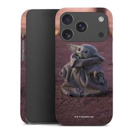 DeinDesign iPhone 17 Pro Handy Premium Case Smartphone Handyh&uuml;lle Schutzh&uuml;lle gl&auml;nzend The Child Star Wars Baby Yoda Premium Case