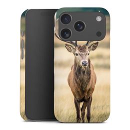 DeinDesign iPhone 17 Pro Handy Premium Case Smartphone Handyh&uuml;lle Schutzh&uuml;lle gl&auml;nzend Forrest Deer Meadow Premium Case