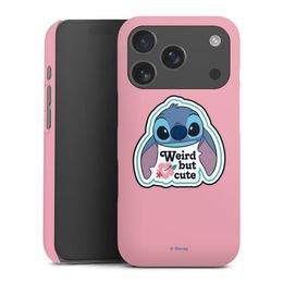 DeinDesign iPhone 17 Pro Handy Premium Case Smartphone Handyh&uuml;lle Schutzh&uuml;lle matt Lilo & Stitch Disney Sayings Premium Case