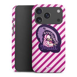 DeinDesign iPhone 17 Pro Handy Premium Case Smartphone Handyh&uuml;lle Schutzh&uuml;lle gl&auml;nzend Disney Grinning Cat Alice In Wonderland Premium Case