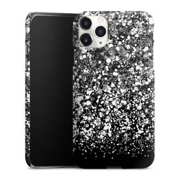 DeinDesign iPhone 11 Pro Max Handy Premium Case Smartphone Handyh&uuml;lle Schutzh&uuml;lle gl&auml;nzend Muster Snowflake Glitzer Premium Case