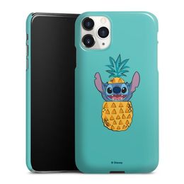 DeinDesign iPhone 11 Pro Max Handy Premium Case Smartphone Handyh&uuml;lle Schutzh&uuml;lle gl&auml;nzend Pineapple Lilo & Stitch Disney Premium Case