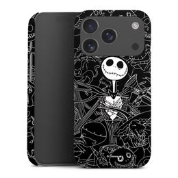 DeinDesign iPhone 17 Pro Handy Premium Case Smartphone Handyh&uuml;lle Schutzh&uuml;lle gl&auml;nzend Disney Nightmare Before Christmas Halloween Premium Case