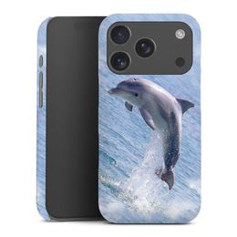DeinDesign iPhone 17 Pro Handy Premium Case Smartphone Handyh&uuml;lle Schutzh&uuml;lle gl&auml;nzend Wale Ocean Dolphin Premium Case