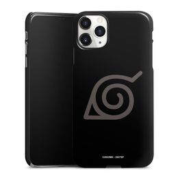 DeinDesign iPhone 11 Pro Max Handy Premium Case Smartphone Handyh&uuml;lle Schutzh&uuml;lle gl&auml;nzend Naruto Shippuden Logo Konoha Premium Case