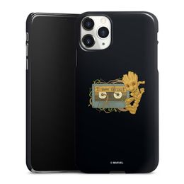 DeinDesign iPhone 11 Pro Max Handy Premium Case Smartphone Handyh&uuml;lle Schutzh&uuml;lle gl&auml;nzend Guardians Of The Galaxy Groot Marvel Premium Case