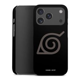 DeinDesign iPhone 17 Pro Handy Premium Case Smartphone Handyh&uuml;lle Schutzh&uuml;lle gl&auml;nzend Naruto Shippuden Konoha Logo Premium Case
