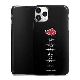 DeinDesign iPhone 11 Pro Max Handy Premium Case Smartphone Handyh&uuml;lle Schutzh&uuml;lle gl&auml;nzend Naruto Shippuden Akatsuki Official Licensed Product Premium Case