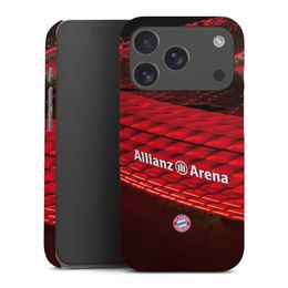DeinDesign iPhone 17 Pro Handy Premium Case Smartphone Handyh&uuml;lle Schutzh&uuml;lle gl&auml;nzend Fc Bayern M&uuml;nchen Stadium Fcb Premium Case