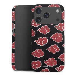 DeinDesign iPhone 17 Pro Handy Premium Case Smartphone Handyh&uuml;lle Schutzh&uuml;lle gl&auml;nzend Naruto Shippuden Pattern Akatsuki Premium Case