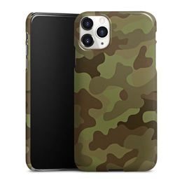 DeinDesign iPhone 11 Pro Max Handy Premium Case Smartphone Handyh&uuml;lle Schutzh&uuml;lle gl&auml;nzend Camouflage Tarnmuster Army Premium Case