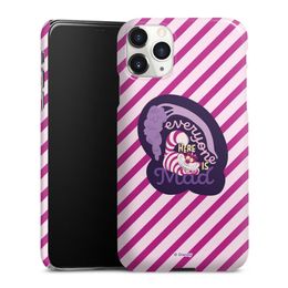 DeinDesign iPhone 11 Pro Max Handy Premium Case Smartphone Handyh&uuml;lle Schutzh&uuml;lle gl&auml;nzend Disney Grinning Cat Alice In Wonderland Premium Case