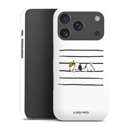 DeinDesign iPhone 17 Pro Handy Premium Case Smartphone Handyh&uuml;lle Schutzh&uuml;lle matt Snoopy Dog Peanuts Premium Case