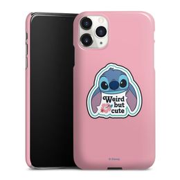 DeinDesign iPhone 11 Pro Max Handy Premium Case Smartphone Handyh&uuml;lle Schutzh&uuml;lle gl&auml;nzend Disney Sayings Lilo & Stitch Premium Case