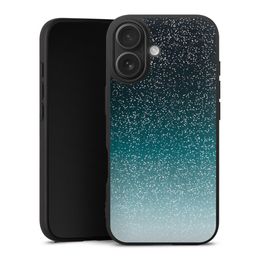 DeinDesign iPhone 17 Handy Premium Silikon Hülle Handyhülle schwarz Case Sky Star Glitzer Silikon Premium Case
