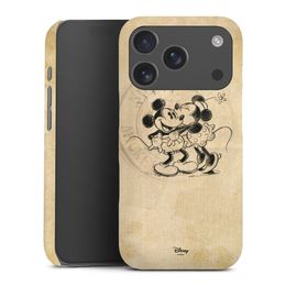 DeinDesign iPhone 17 Pro Handy Premium Case Smartphone Handyh&uuml;lle Schutzh&uuml;lle gl&auml;nzend Minnie Mouse Vintage Mickey Mouse Premium Case