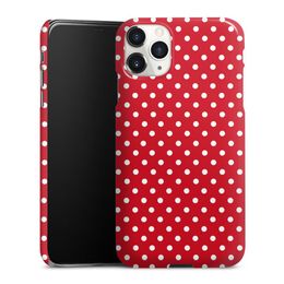 DeinDesign iPhone 11 Pro Max Handy Premium Case Smartphone Handyh&uuml;lle Schutzh&uuml;lle gl&auml;nzend Retro Polka Dots Points Premium Case