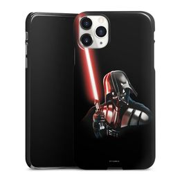 DeinDesign iPhone 11 Pro Max Handy Premium Case Smartphone Handyh&uuml;lle Schutzh&uuml;lle gl&auml;nzend Darth Vader Merchandise Star Wars Premium Case