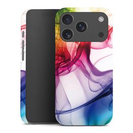 DeinDesign iPhone 17 Pro Handy Premium Case Smartphone Handyh&uuml;lle Schutzh&uuml;lle matt Rainbow Colour Water Premium Case