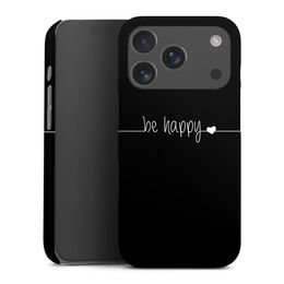 DeinDesign iPhone 17 Pro Handy Premium Case Smartphone Handyh&uuml;lle Schutzh&uuml;lle gl&auml;nzend Happiness Statement Sayings Premium Case
