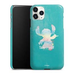 DeinDesign iPhone 11 Pro Max Handy Premium Case Smartphone Handyh&uuml;lle Schutzh&uuml;lle gl&auml;nzend Official Licensed Product Lilo & Stitch Disney Premium Case