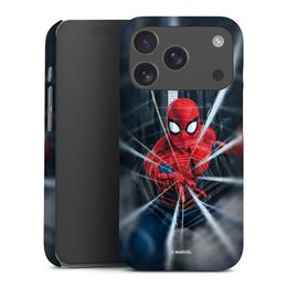 DeinDesign iPhone 17 Pro Handy Premium Case Smartphone Handyh&uuml;lle Schutzh&uuml;lle gl&auml;nzend Kinofilm Marvel Spiderman Premium Case