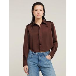 G-Star Raw G-Star Bluse "Holiday" in Rotbraun - 57% | Größe S | Damen-blusen