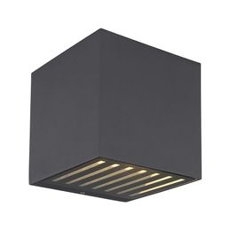Globo lighting LED-Außenleuchte "Illi" in Anthrazit - (B)10 x (H)10 cm - 51% | Aussenbeleuchtung