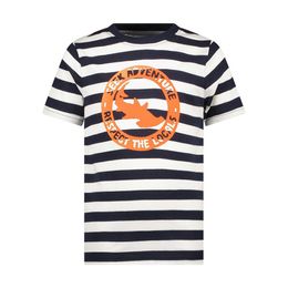 Tygo & Vito Shirt "Dennis" in Weiß/ Dunkelblau - 57% | Größe 146/152 | Kinder-oberteile