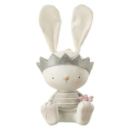 J Line Spardose "Hase" in Wei&szlig;/ Grau - (H)29 x &Oslash; 18 cm - 12% | Dekofiguren