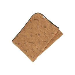 Sterntaler Musselin-Decke in Hellbraun - (L)120 x (B)120 cm - 51% | Decken