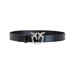 Pinko Leder-Gürtel in Schwarz - 26% | Größe 95 | Damenguertel