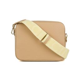 Coccinelle Leder-Umhängetasche in Beige - (B)22 x (H)17 x (T)6 cm - 44% | Damen-taschen
