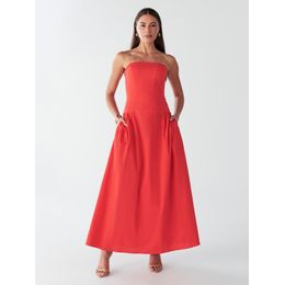 BWLDR Kleid 'MIA' Damen Gr&ouml;&szlig;e 44 orangerot Winterkleid