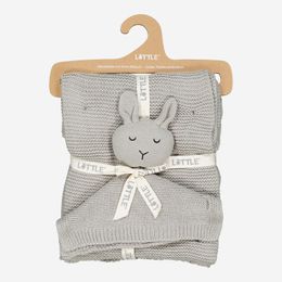Little 2-teiliges graues Set aus Babydecken