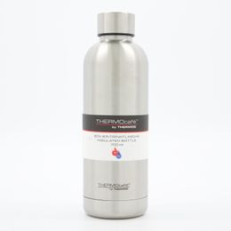 Silberfarbene wiederverwendbare Trinkflasche 700ml