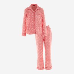 Erfurt Rosa Pyjama mit Blumenmuster