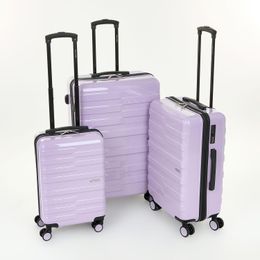 Pierre Cardin Mittelgro&szlig;er lilafarbener Hartschalenkoffer